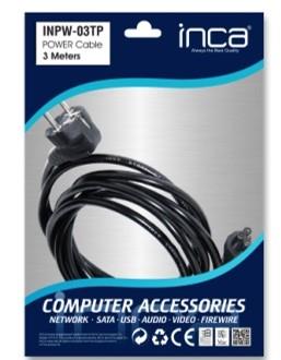 INCA INPW-03TP 3 Mt Notebook Power Kablosu - Gaziantep