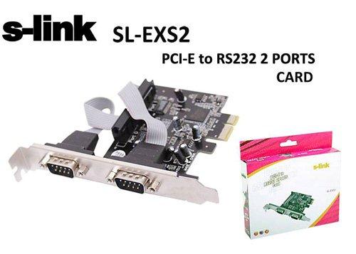 S-LINK SL-EX2S 2 adet RS-232 Port PCI Express - Gaziantep
