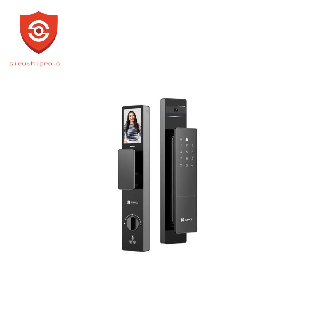 EZVIZ CS-DL50FVS (WBP,GR) Yüz Tanımalı Akıllı Kilit 4 inç IPS renkli ...